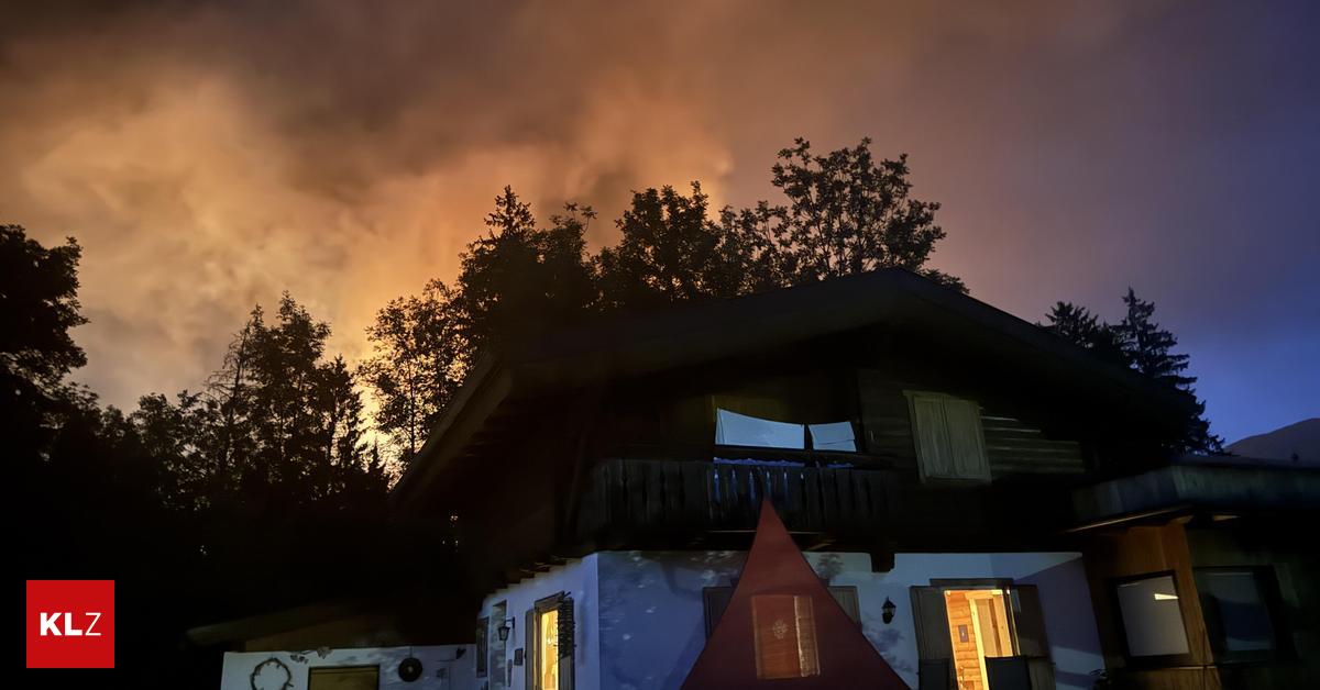 Großbrand in Recyclingfirma in Osttirol eingedämmt, Warnung aufrecht